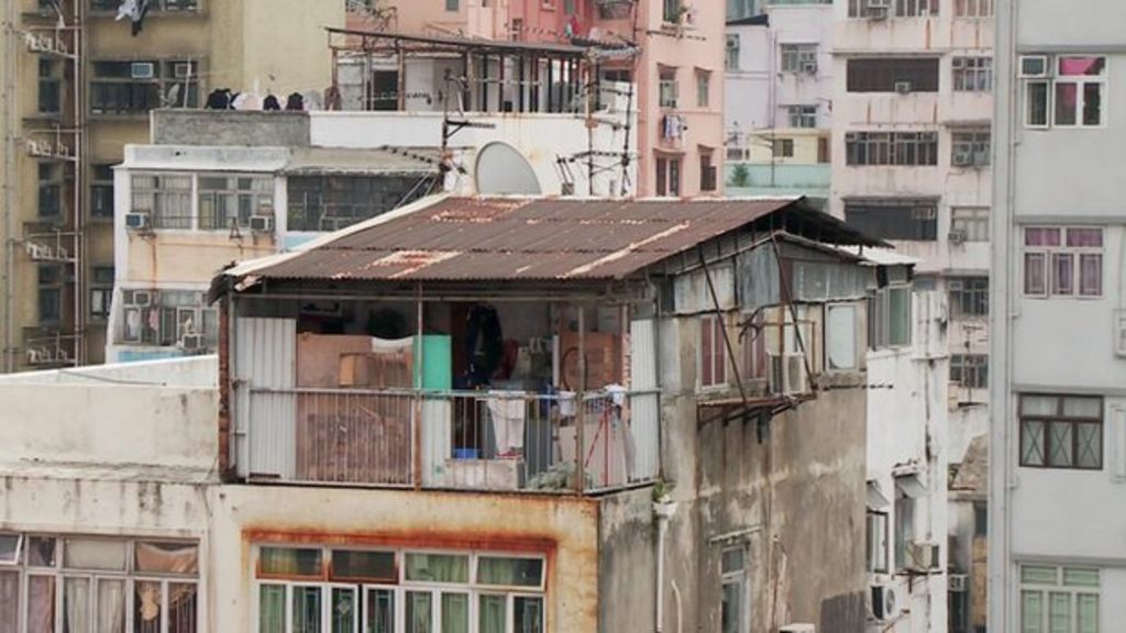 Hong Kongs Hidden Rooftop Slums Bbc News