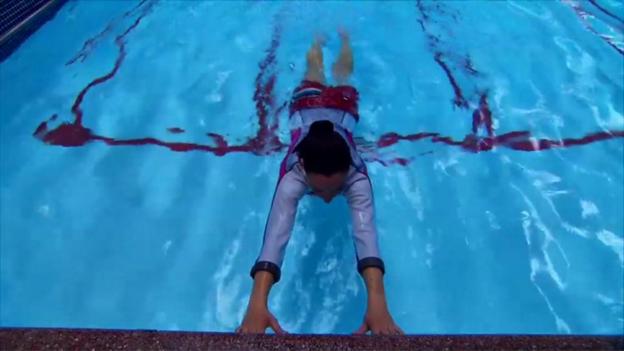 Get Inspired Try The Flutter Kick Swimming Pool Challenge Bbc Sport