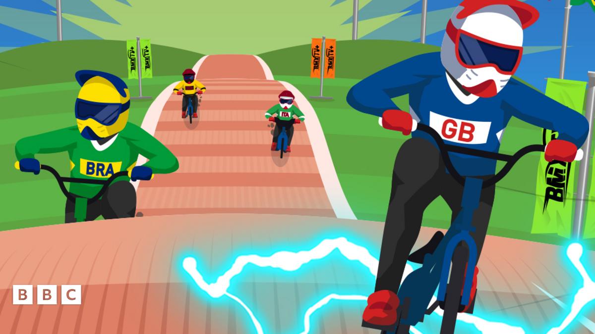 BMX Racing game - free kids games - CBBC