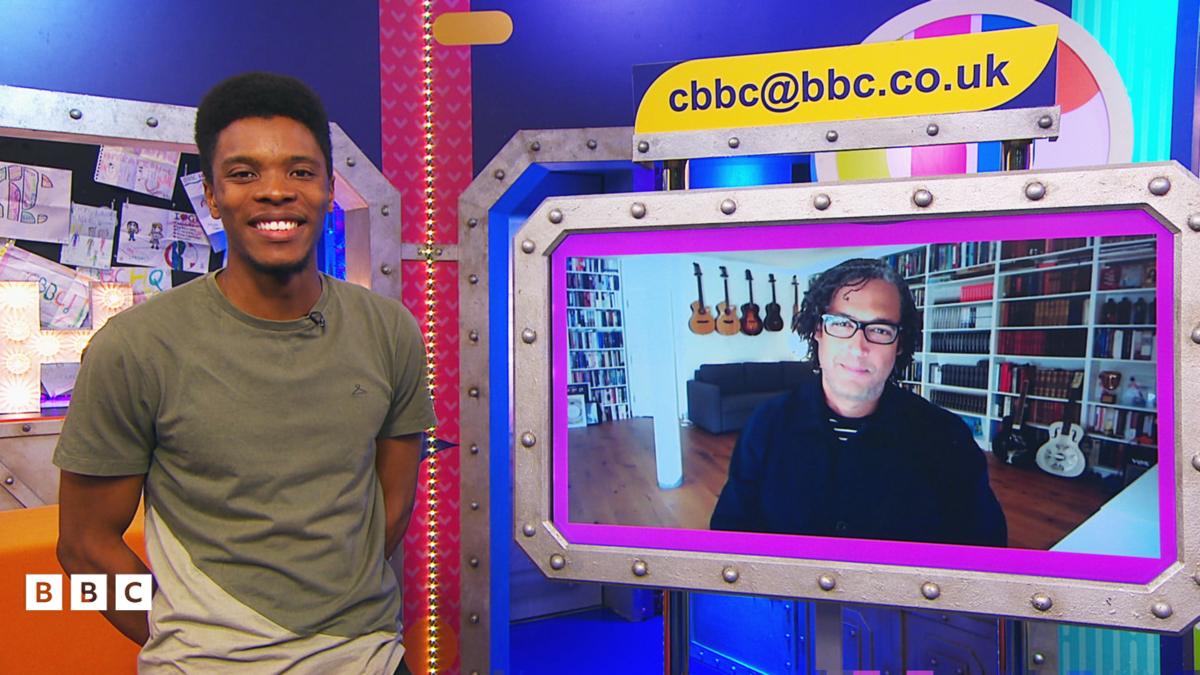 Rhys chats with author David Olusoga - CBBC