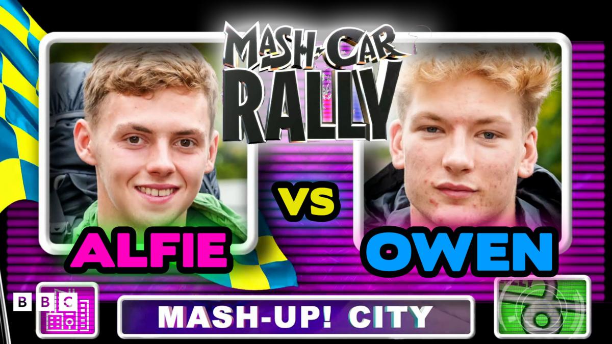 Mash Car Rally with Race Across the World stars Alfie Watts and Owen ...