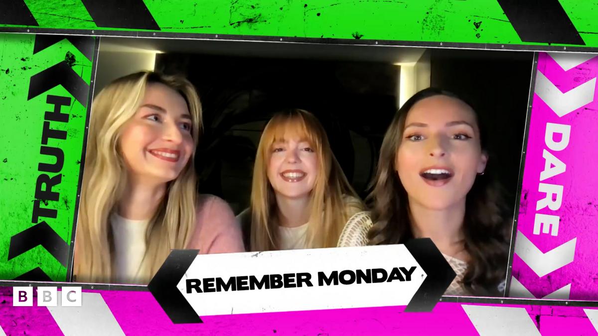 Saturday Mash Up Game Truth or Dare CBBC Joe Tasker Shereen Cutkelvin ...