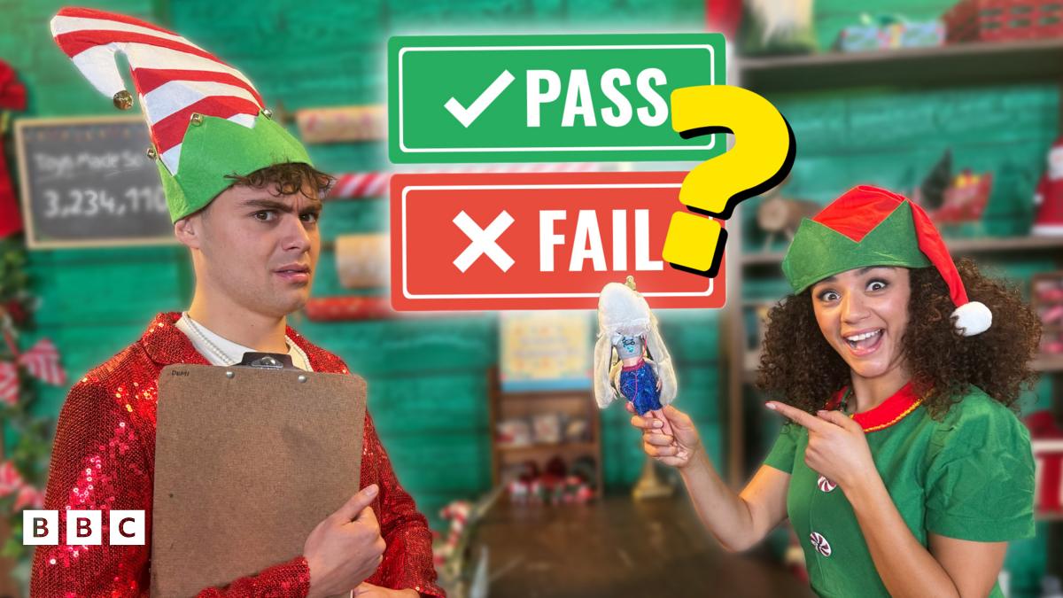 Sleigh What Joe Tasker Shereen Cutkelvin CBBC BBC Sketch Comedy skit ...