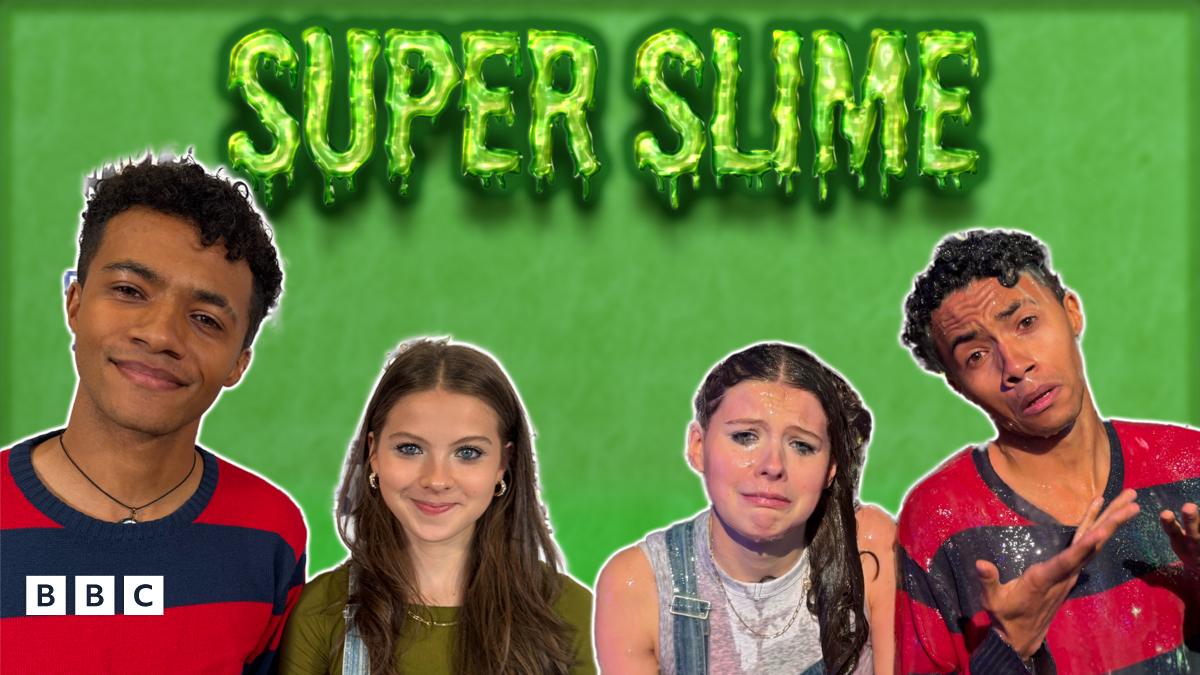Gets Super Slimed CBBC SuperSlime Saturday Mash Up! Live Joe Tasker ...