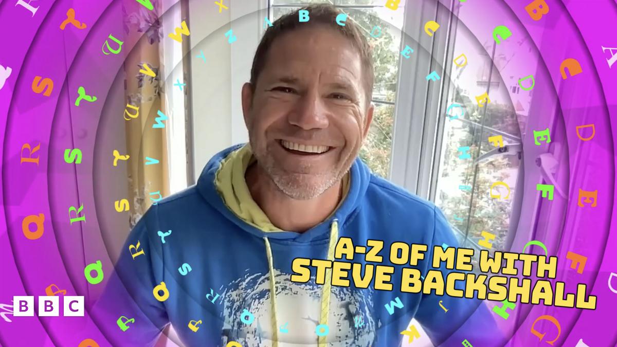 Steve Backshall is interviewed on CBBC Saturday Mash Up A-Z of me - CBBC