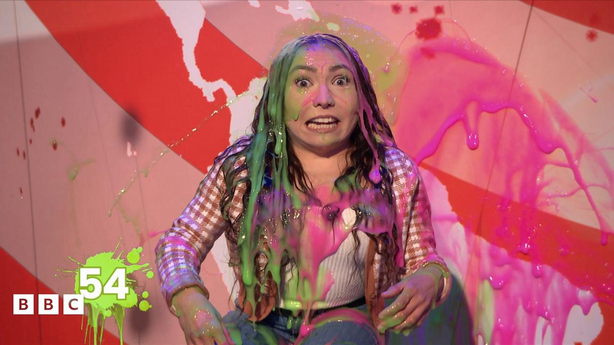 tracy beaker star Annabelle Davis gets SLIMED on CBBC Saturday Mash-Up ...