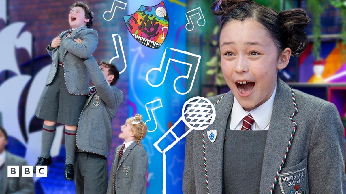 Blue Peter: Matilda the Musical performance 'When I Grow Up' on Blue ...