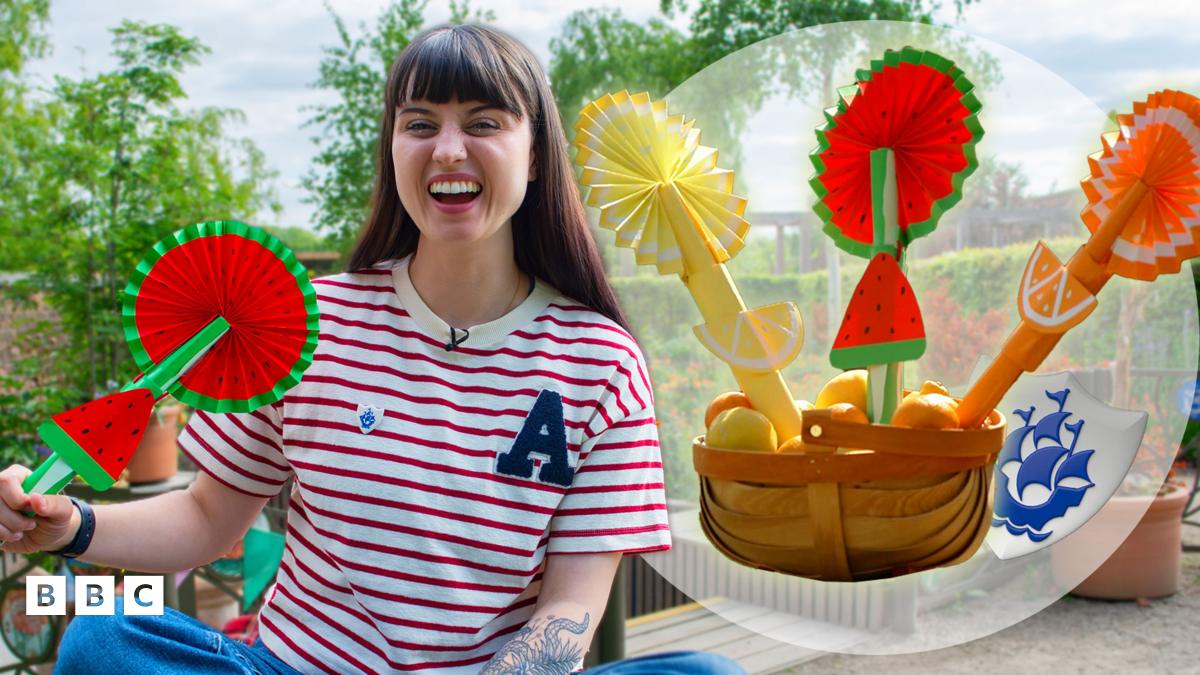 Make a fun and easy DIY origami paper fan for summer with Blue Peter ...