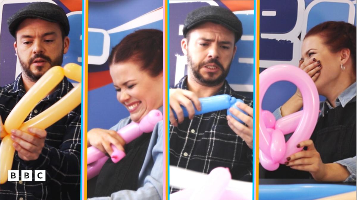Presenters vs Balloons - CBBC
