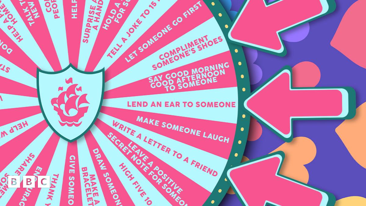 Spin the wheel of kindness - CBBC