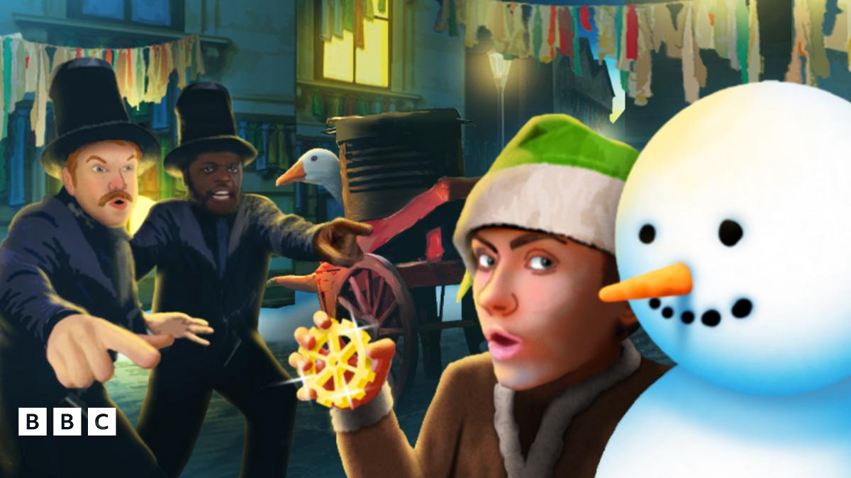 Dodger's Christmas Dash | Christmas running game for kids - CBBC