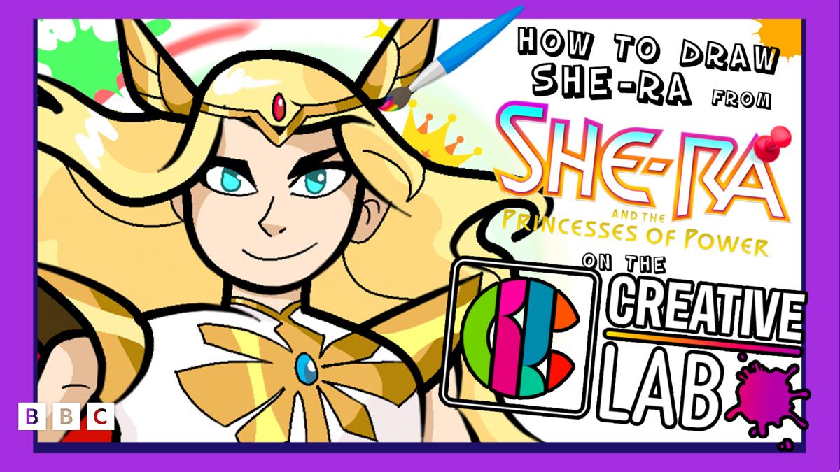 Creative Lab drawing tutorial for She-Ra and the Princesses of Power ...