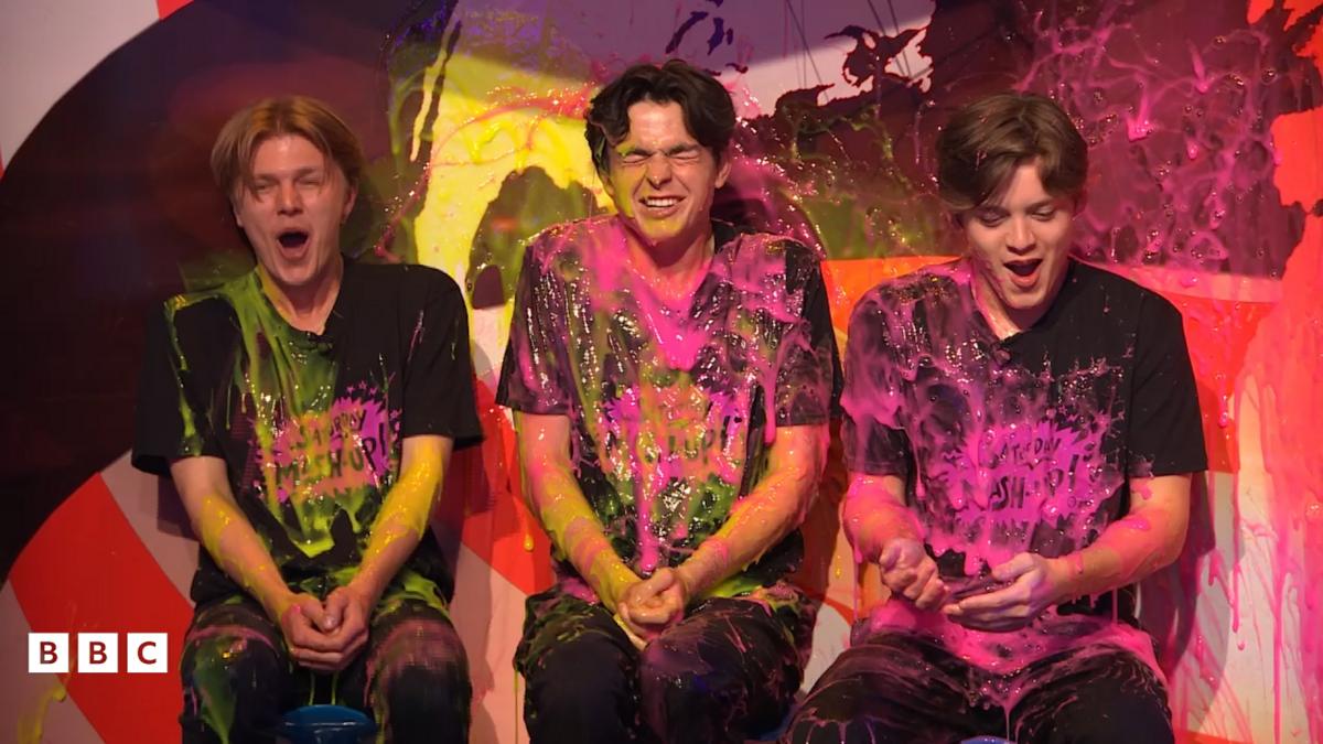British trio New Hope Club Reece Bibby, Blake Richardson, and George ...