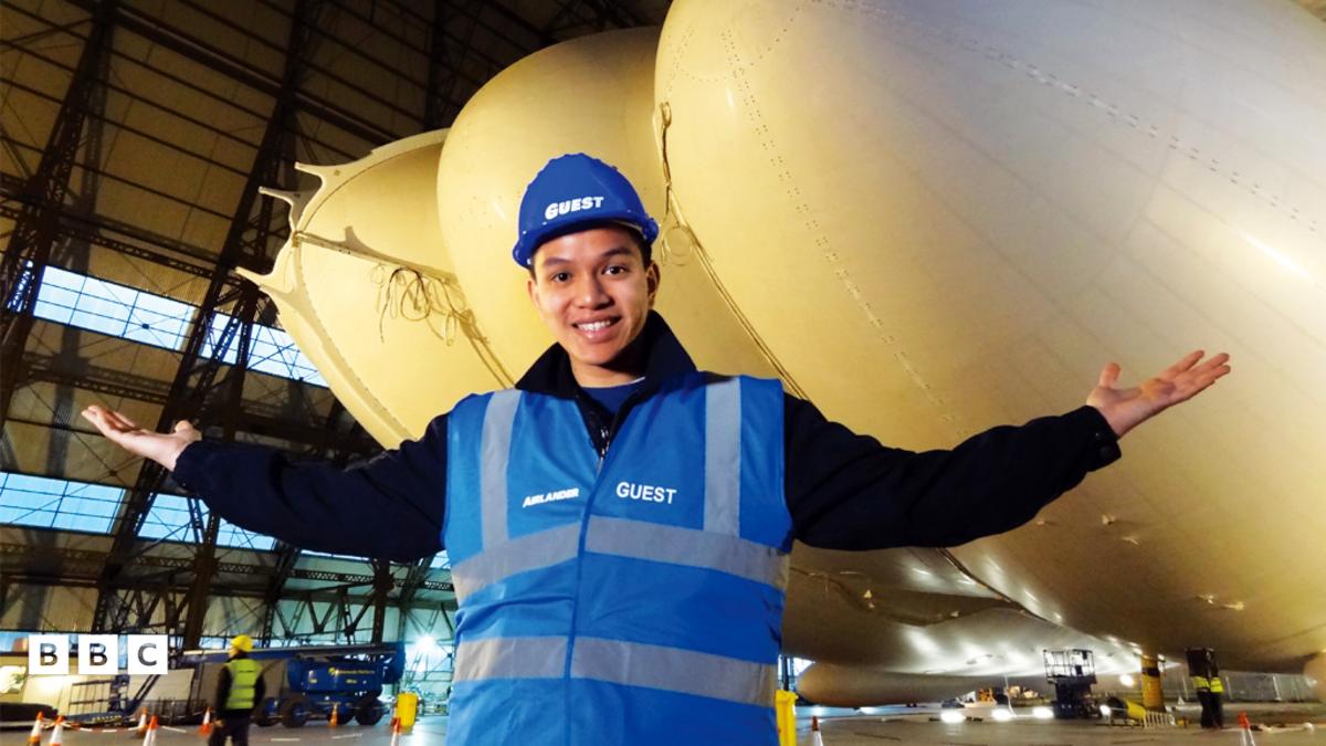 Frankie visits the world's largest aircraft - CBBC