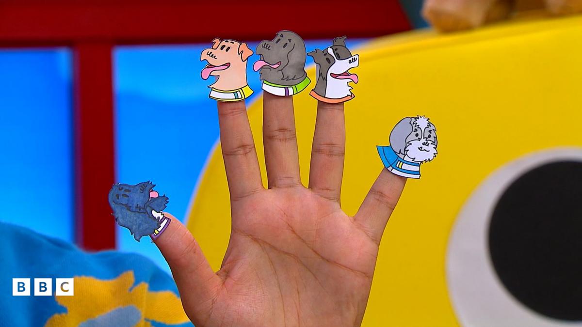 Dog Squad finger puppet song - CBeebies