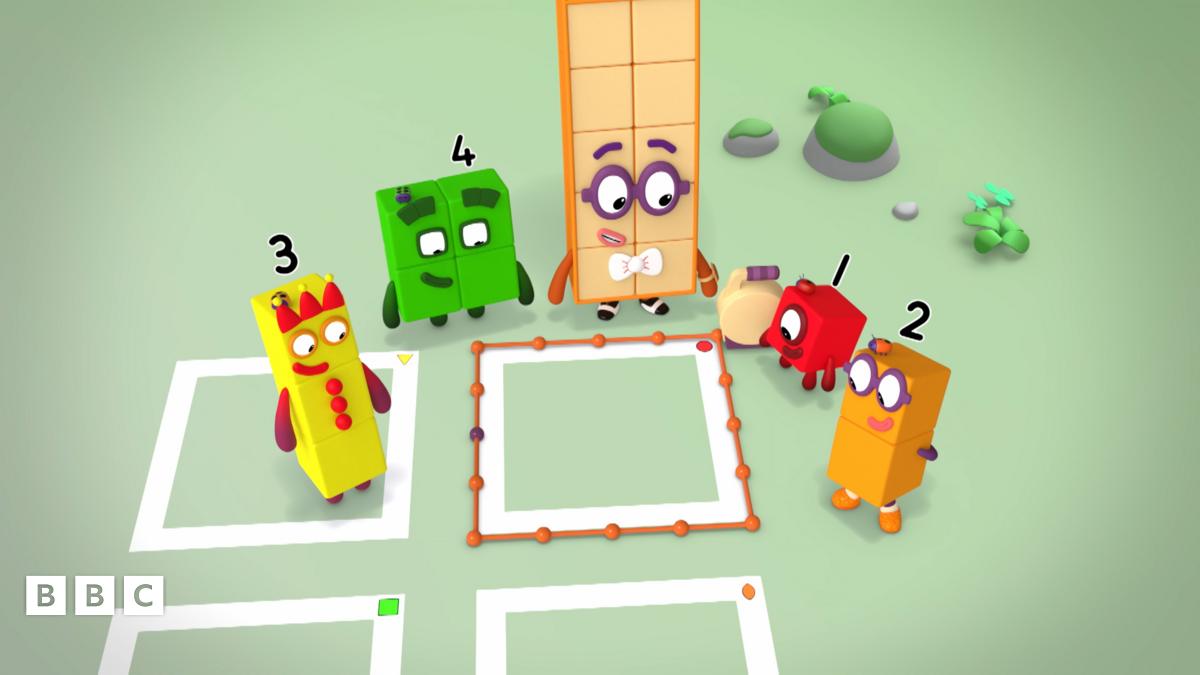 Learn to measure the perimeter of a shape with Numberblocks | Watch ...