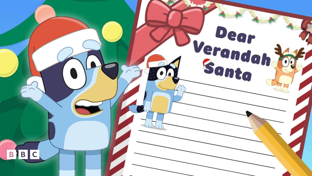 Printable Bluey Letter to Santa Free Template - CBeebies