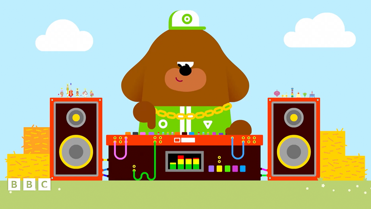 Hey Duggee's Stick Song with vocals from Scott Mills - CBeebies