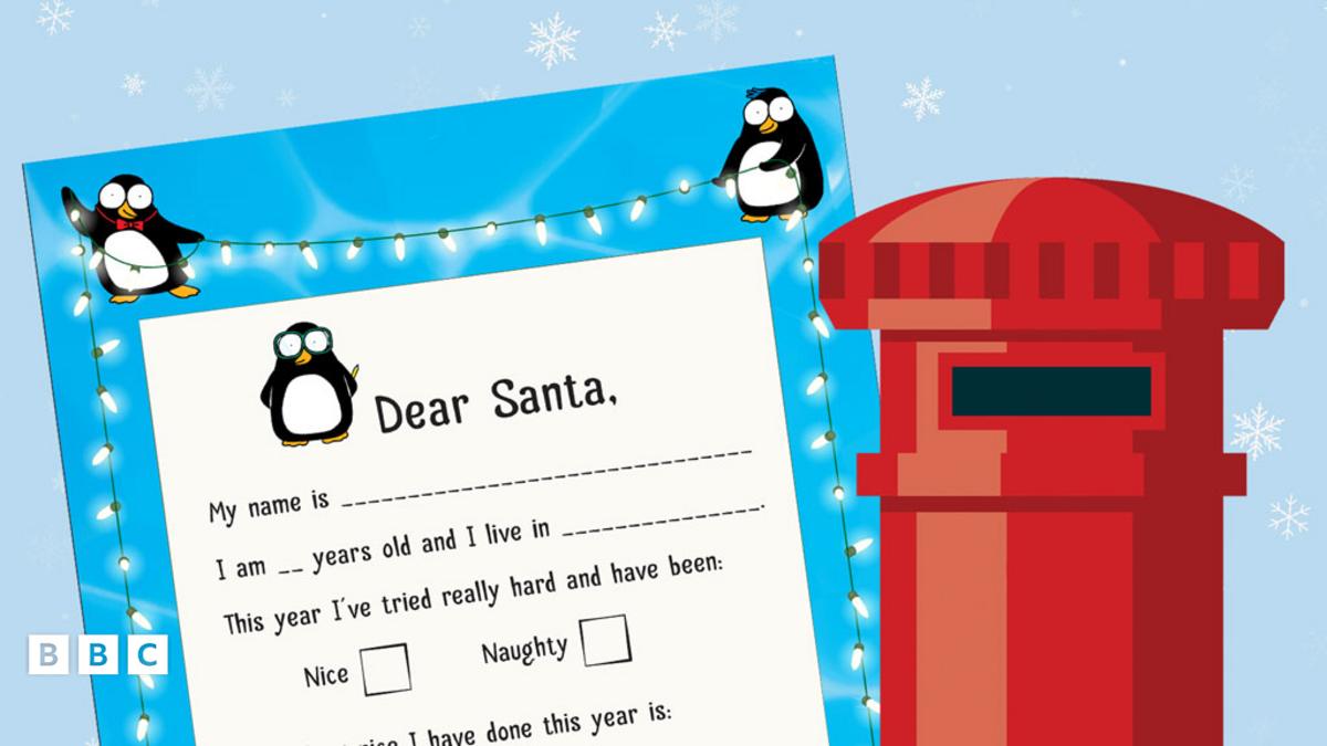 Free printable Piripenguins letter to Father Christmas template from ...