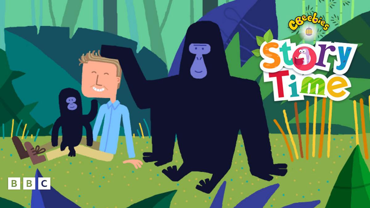 David Attenborough Gorilla Quest animated story for young kids - CBeebies