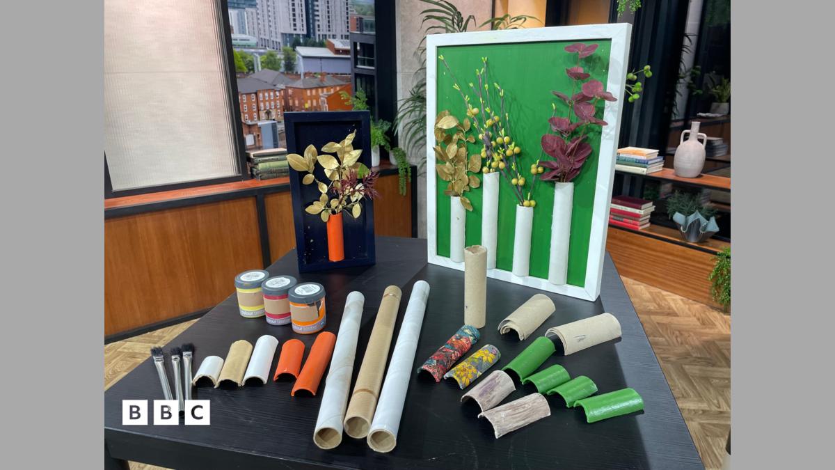 Jacqui Joseph's DIY Autumnal Wall Art - BBC