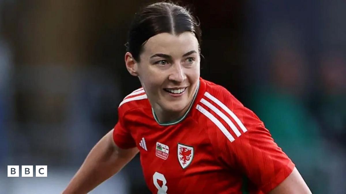 Enwi Angharad James fel capten newydd tîm pêl-droed merched Cymru - BBC ...