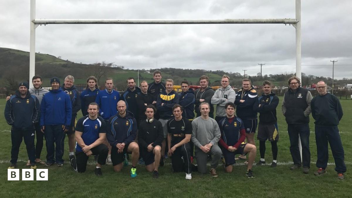 Clwb rygbi Nantgaredig i trechu tîm rhyngwladol Sweden - BBC Cymru Fyw