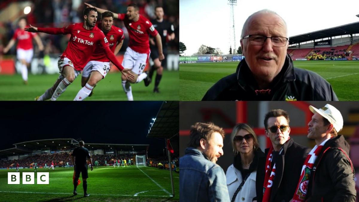 Wrecsam: Nerfusrwydd nos Fawrth ar y Cae Ras - BBC Cymru Fyw