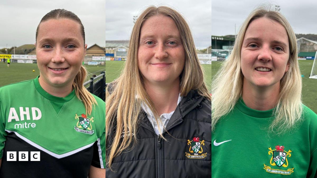 Y merched o Aberystwyth fydd ar gêm boblogaidd ryngwladol - BBC Cymru Fyw