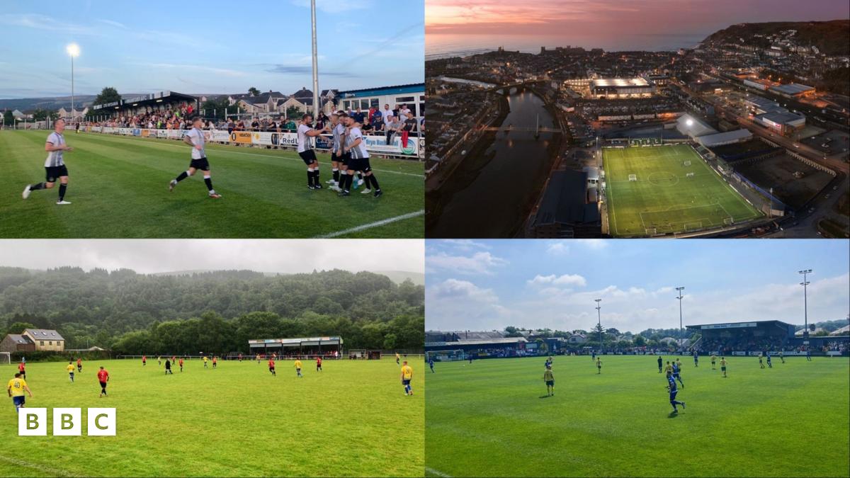 Ble mae caeau pêl-droed gorau Cymru? - BBC Cymru Fyw