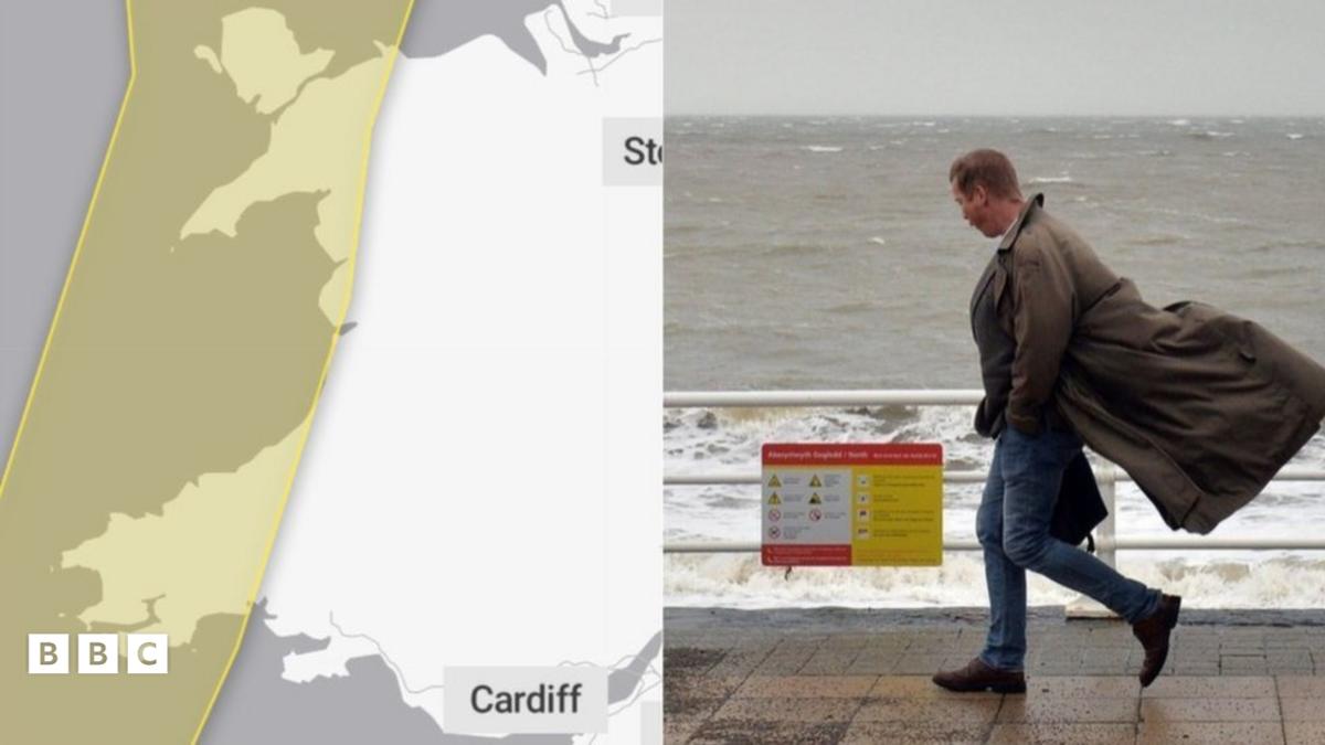 Storm Betty: Rhybudd am wyntoedd cryfion yng Nghymru - BBC Cymru Fyw