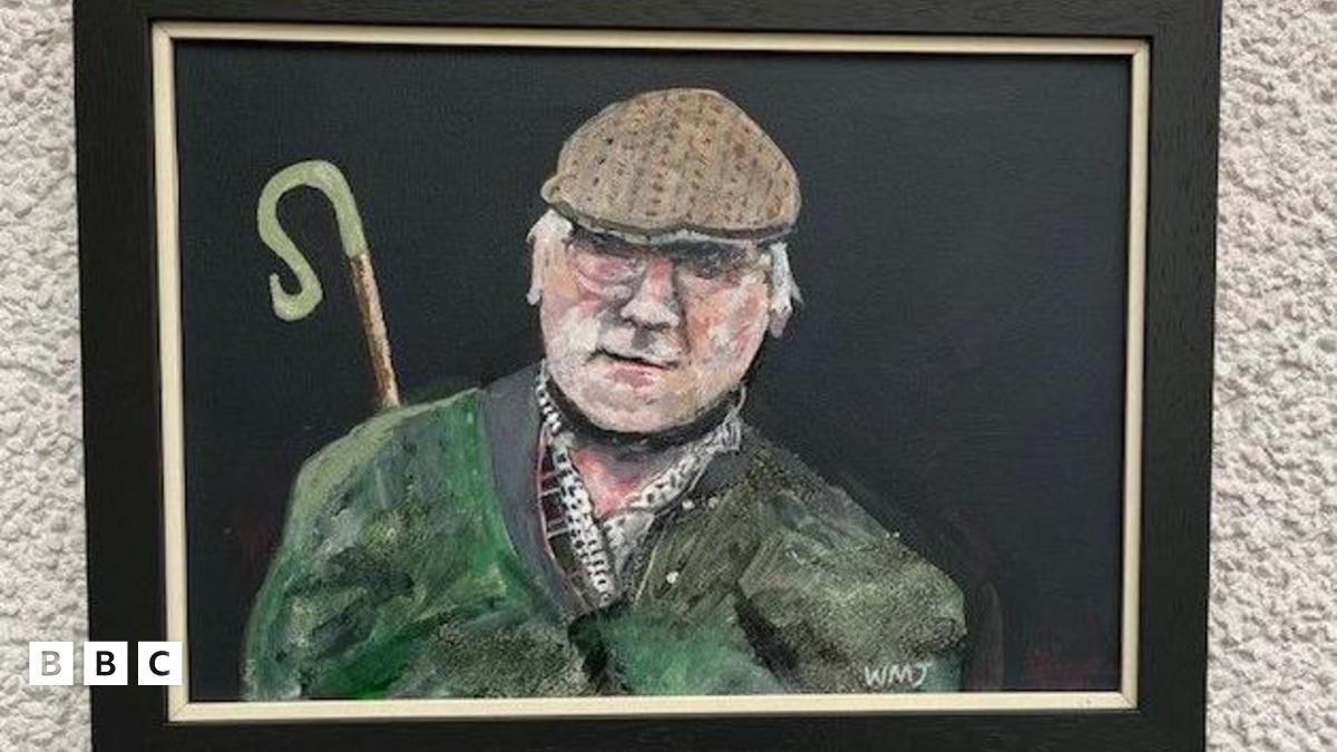 Dai Jones Llanilar - portread i godi arian i'r Sioe Fawr - BBC Cymru Fyw