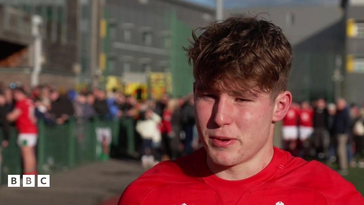 Tîm rygbi dan-18 Cymru yn serennu yn erbyn Yr Alban - BBC Cymru Fyw
