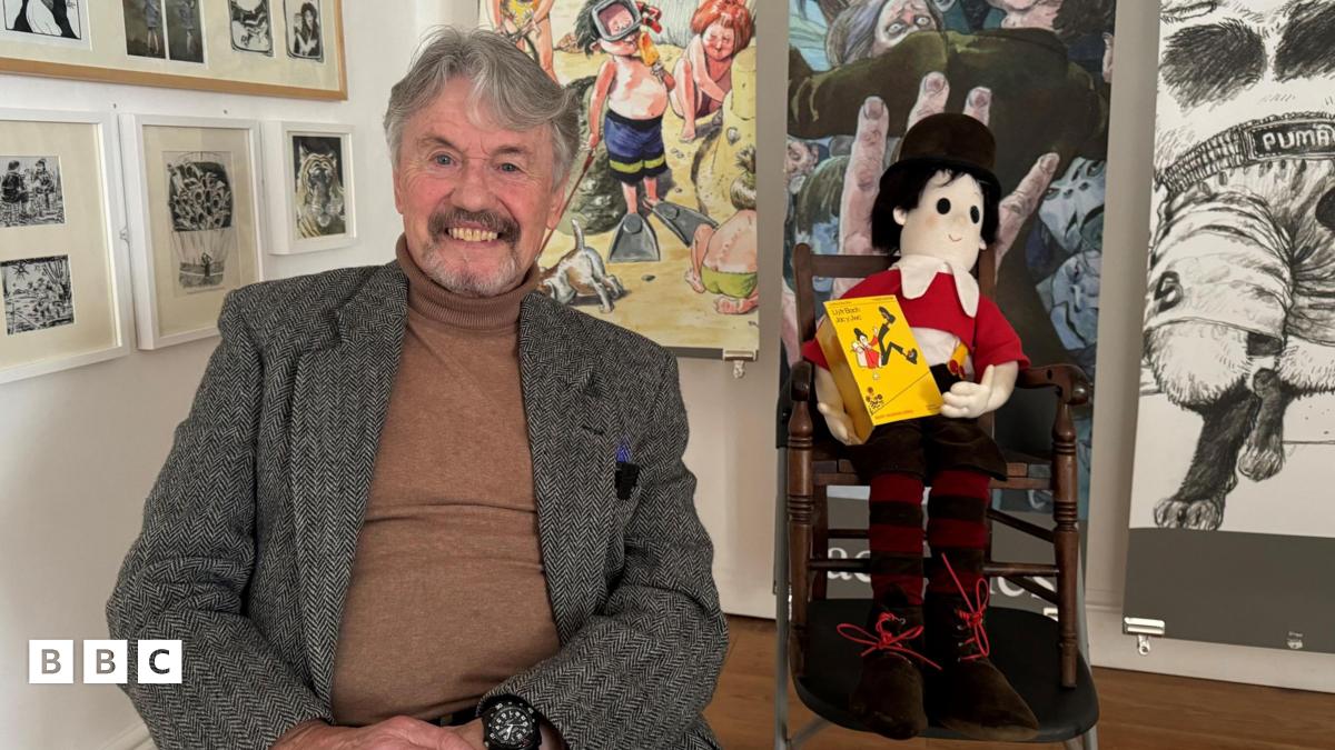 Jac Jones, yr artist tu ôl i rai o gymeriadau plant enwocaf Cymru - BBC ...