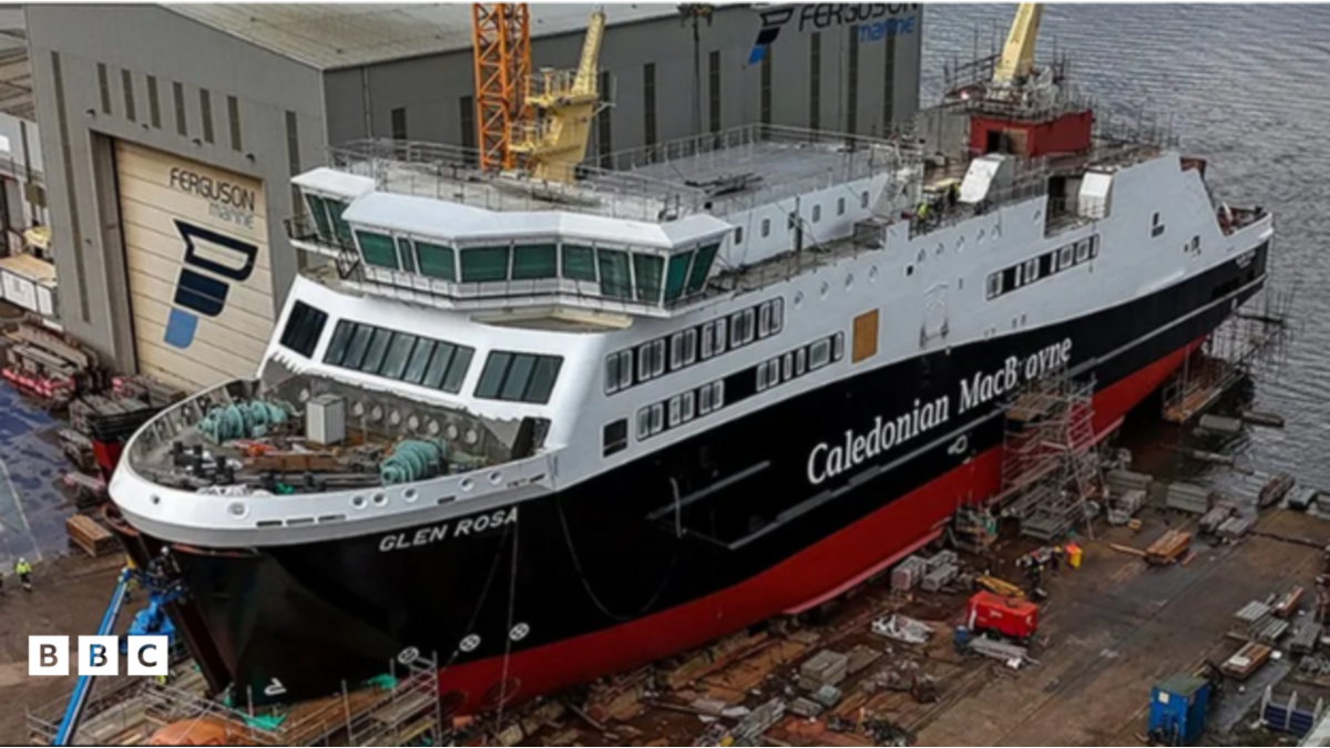 Rabhadh mu dhàil eile air an MV Glen Rosa - Naidheachdan a' BhBC