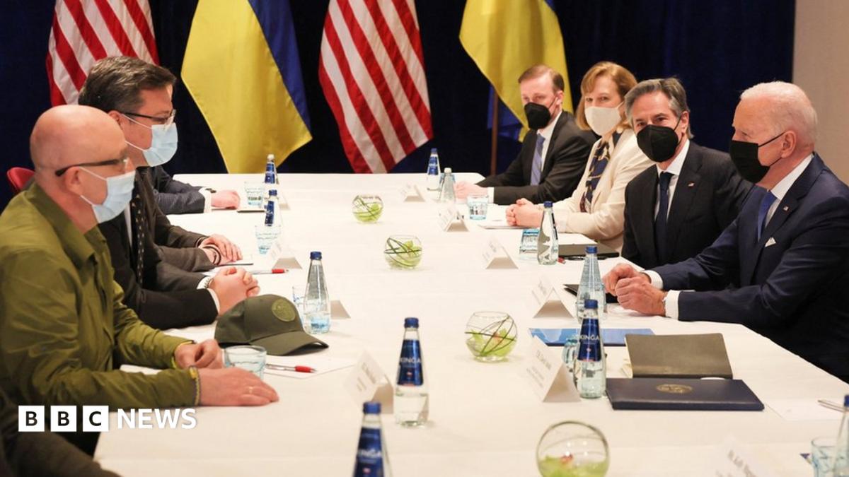 Ukraine daily round-up: Biden meets Ukrainian ministers - BBC News