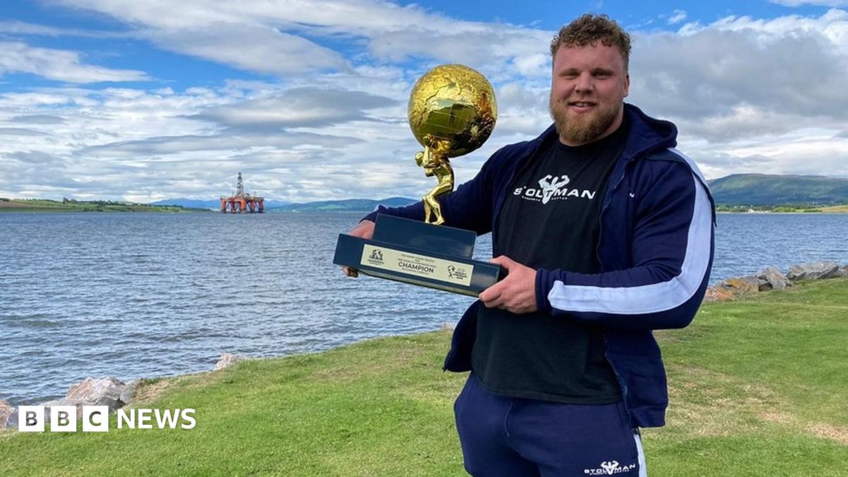 Tom Stoltman: Scot lifts World's Strongest Man title - BBC News