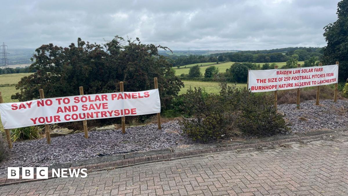 Burnhope solar farm set to be approved after High Court ruling - BBC News