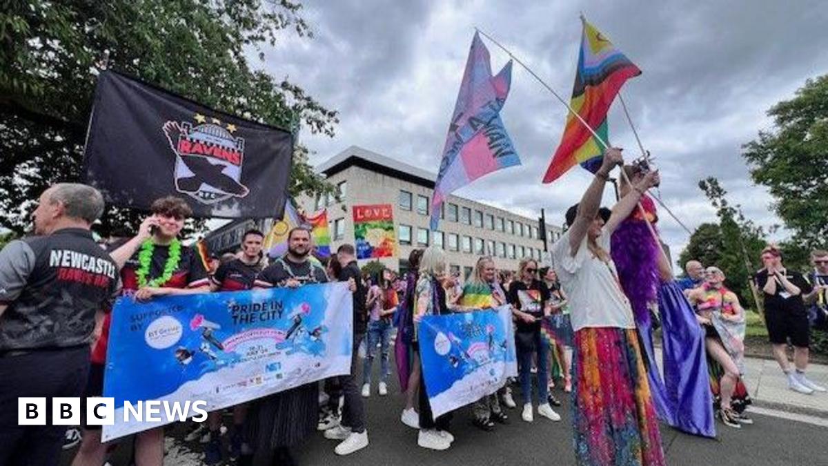Northern Pride Festival brings thousands to Newcastle city centre - BBC ...
