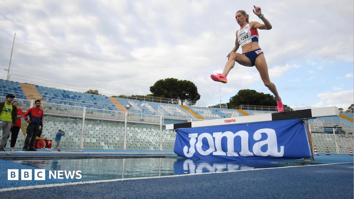 Steeplechase athlete, 46, 'redefining what's possible with age' - BBC News