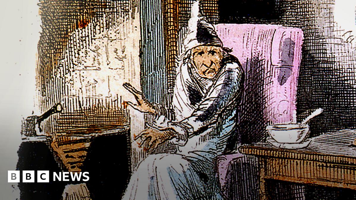 The very first pictures of Scrooge - BBC News