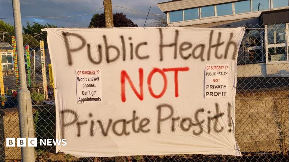 GP surgery: Posters 'abusive and hostile,' says GP - BBC News