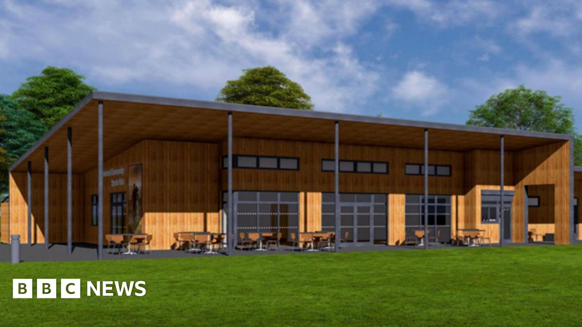 Deepcut: Pavilion marks final step of former barracks project - BBC News