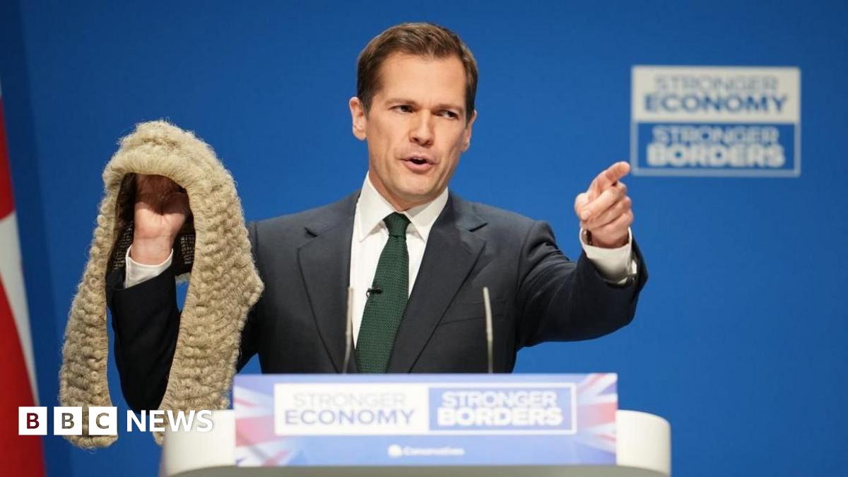 Robert Jenrick attacks 'activist' judges in conference speech - BBC News