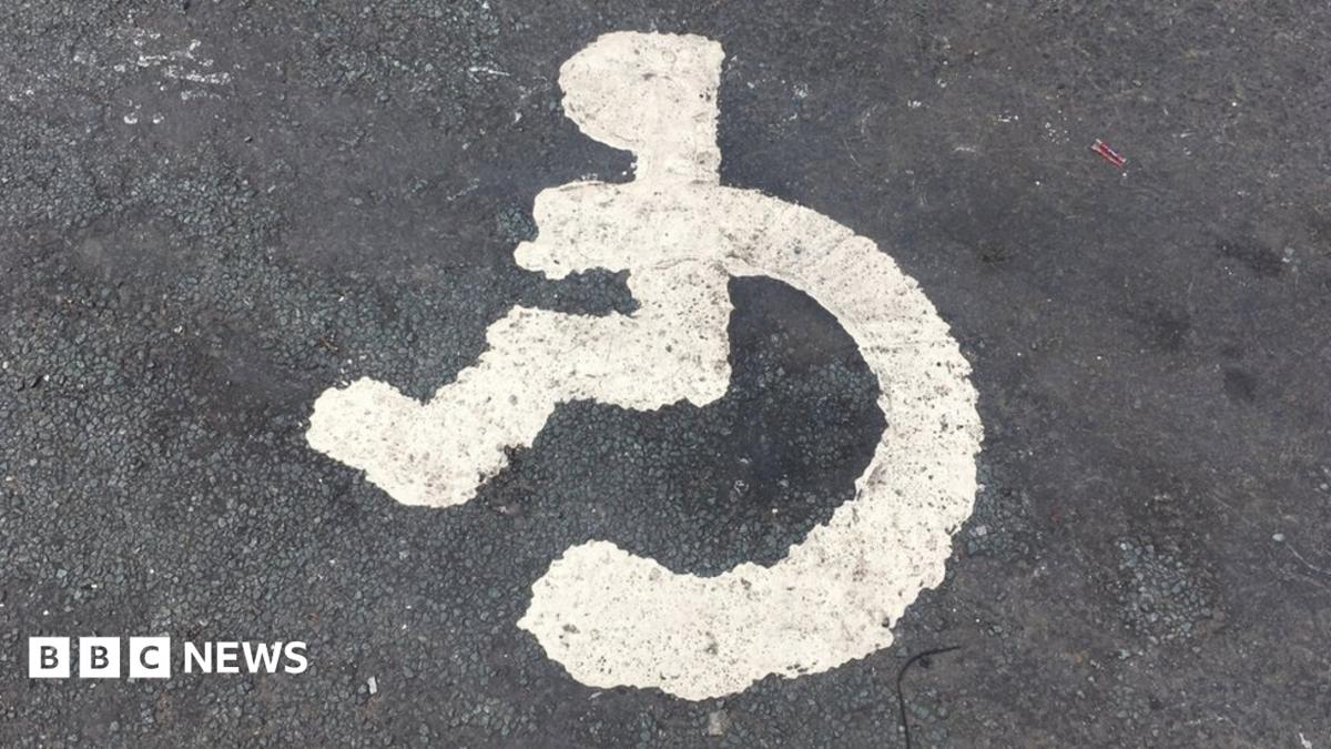 Unofficial disabled bays painted amid Sparkhill parking row - BBC News