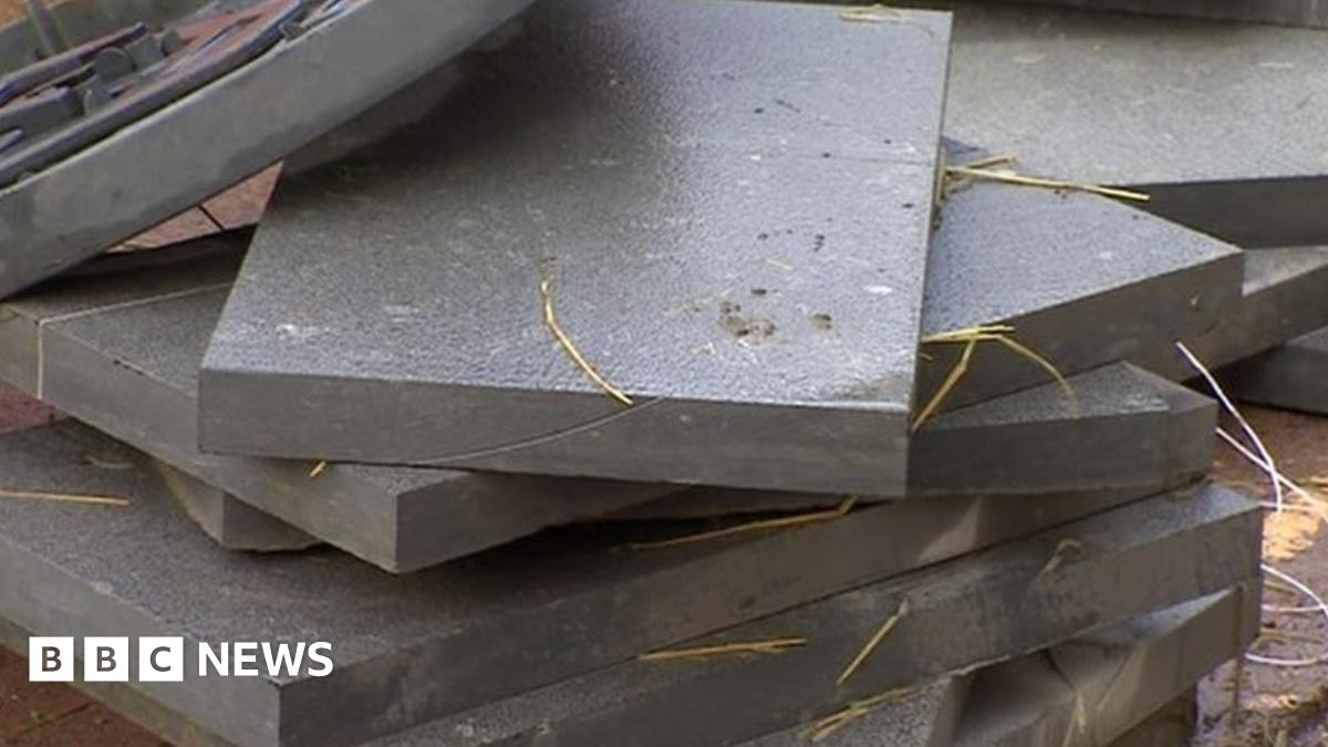 Dunster's medieval 'too blue' pavement to get another facelift - BBC News