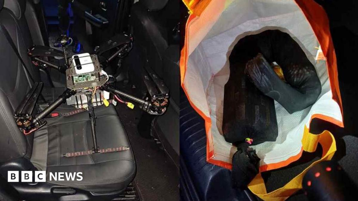 Nottinghamshire: Drone seized after suspected prison drugs drop-off ...