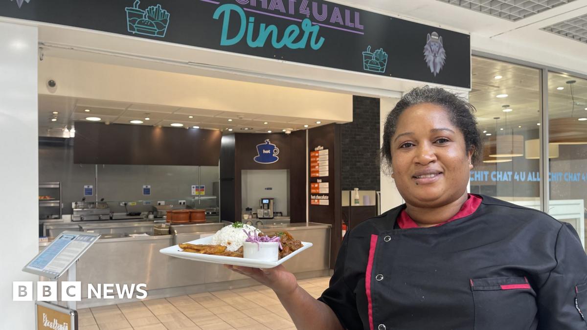 Hanley cafe tackles knife crime from the kitchen - BBC News