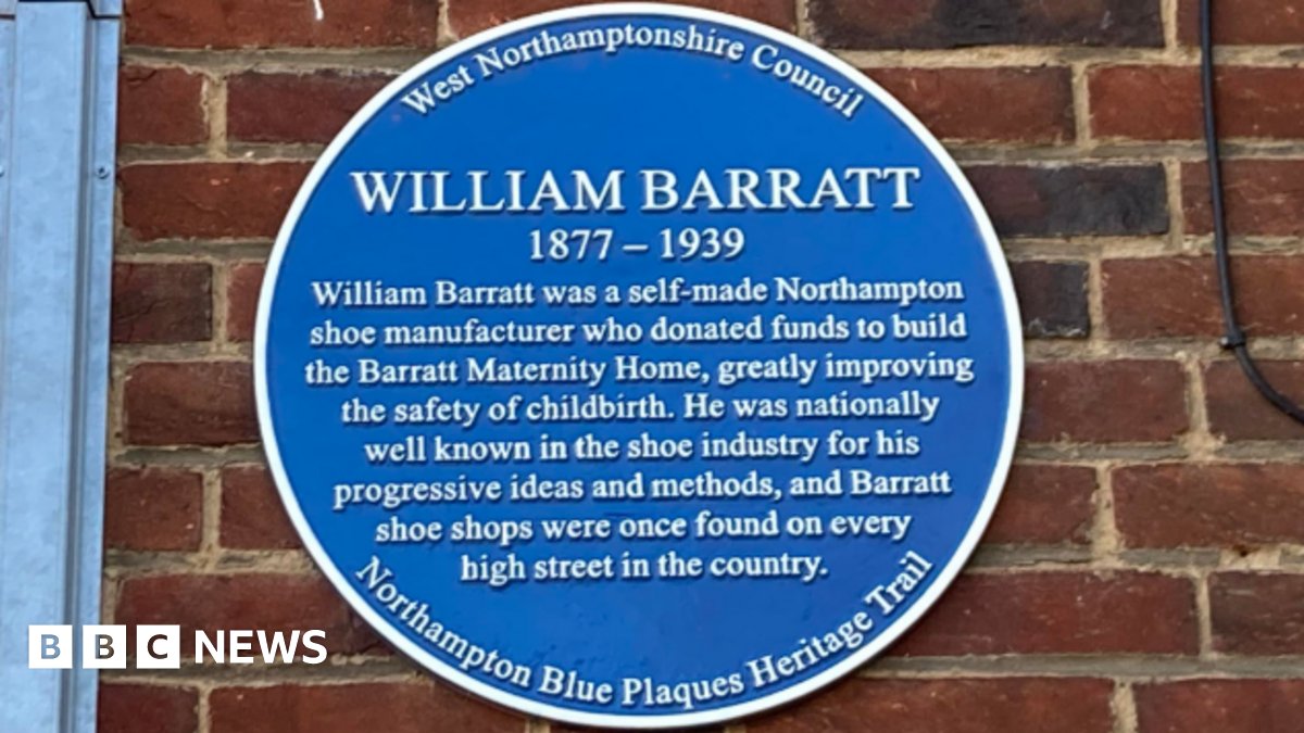 West Northamptonshire Council launches new blue plaque scheme - BBC News