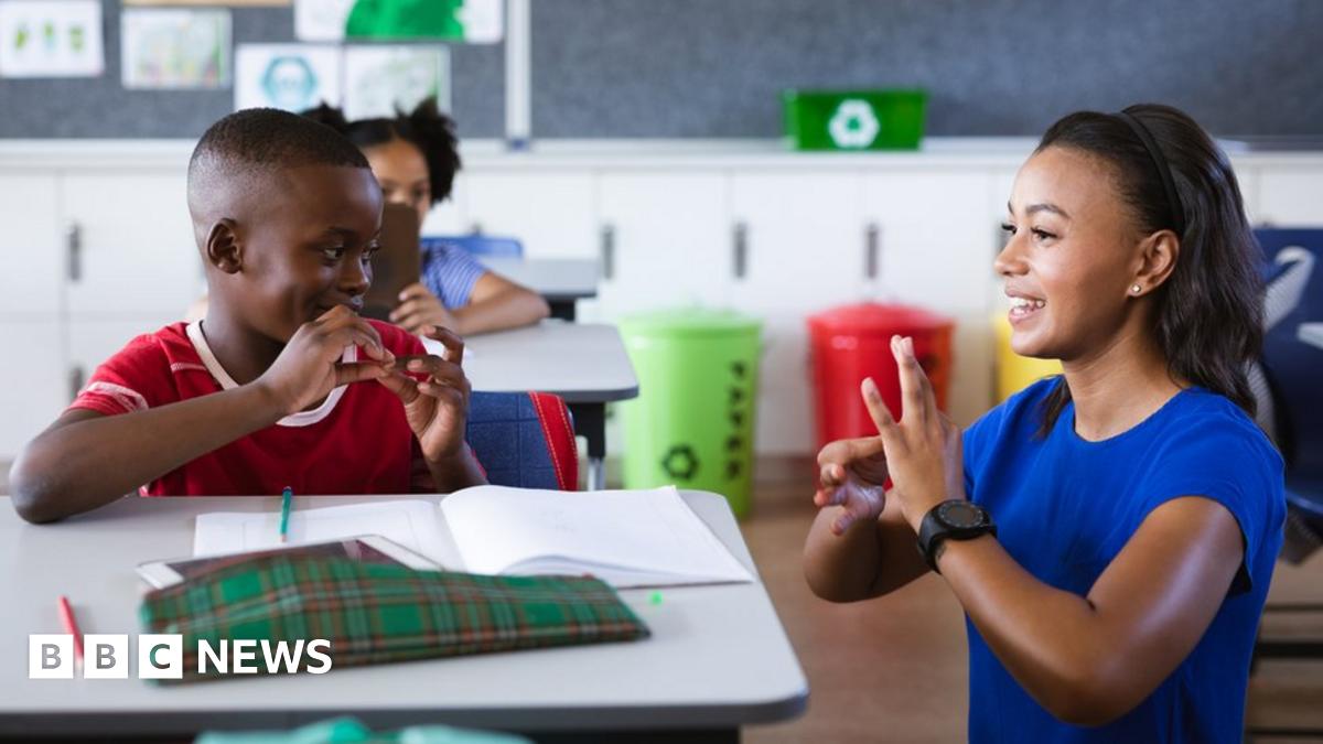 British Sign Language to be introduced as GCSE in England - BBC News